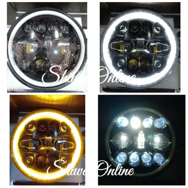 Jual Lampu Daymaker 7inchi - Lampu Daymaker Alien Crescent Moon Half ...