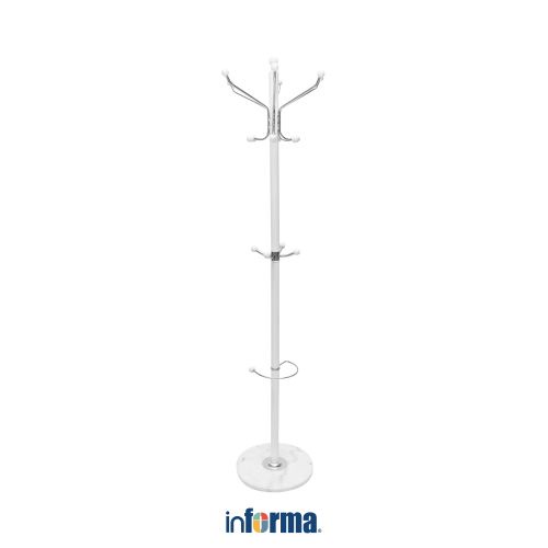 Jual Informa Gantungan Pakaian Metal 38X38X182 cm - Putih Stand Hanger ...