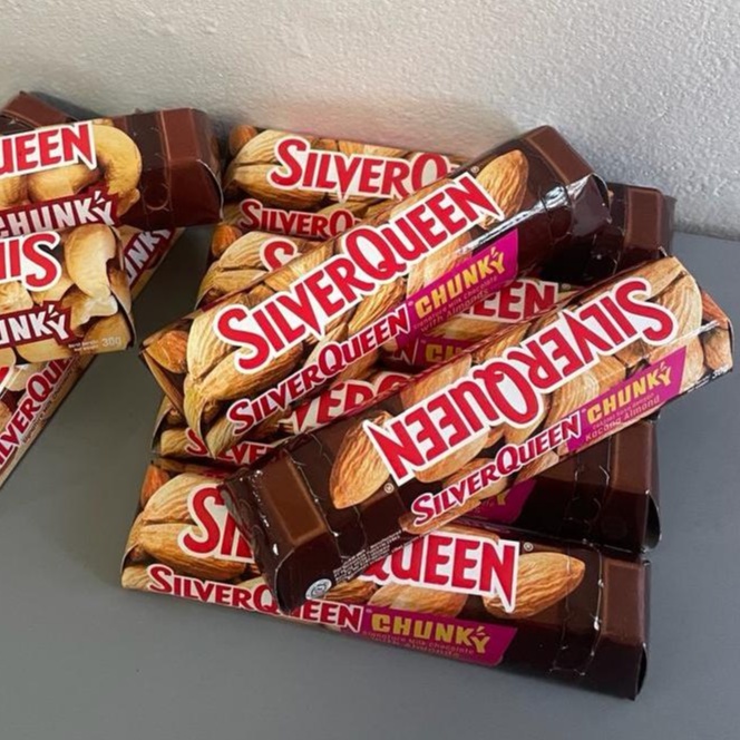 Jual SILVERQUEEN CHUNKY BAR ALMOND 26 GR (1PC) | Shopee Indonesia