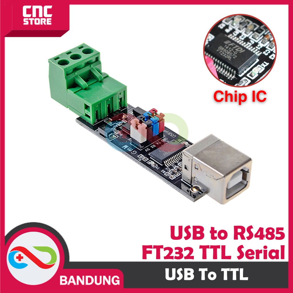 Jual USB TO RS485 FT232 TTL SERIAL CONVERTER MODULE FTDI RS 485 ARDUINO ...