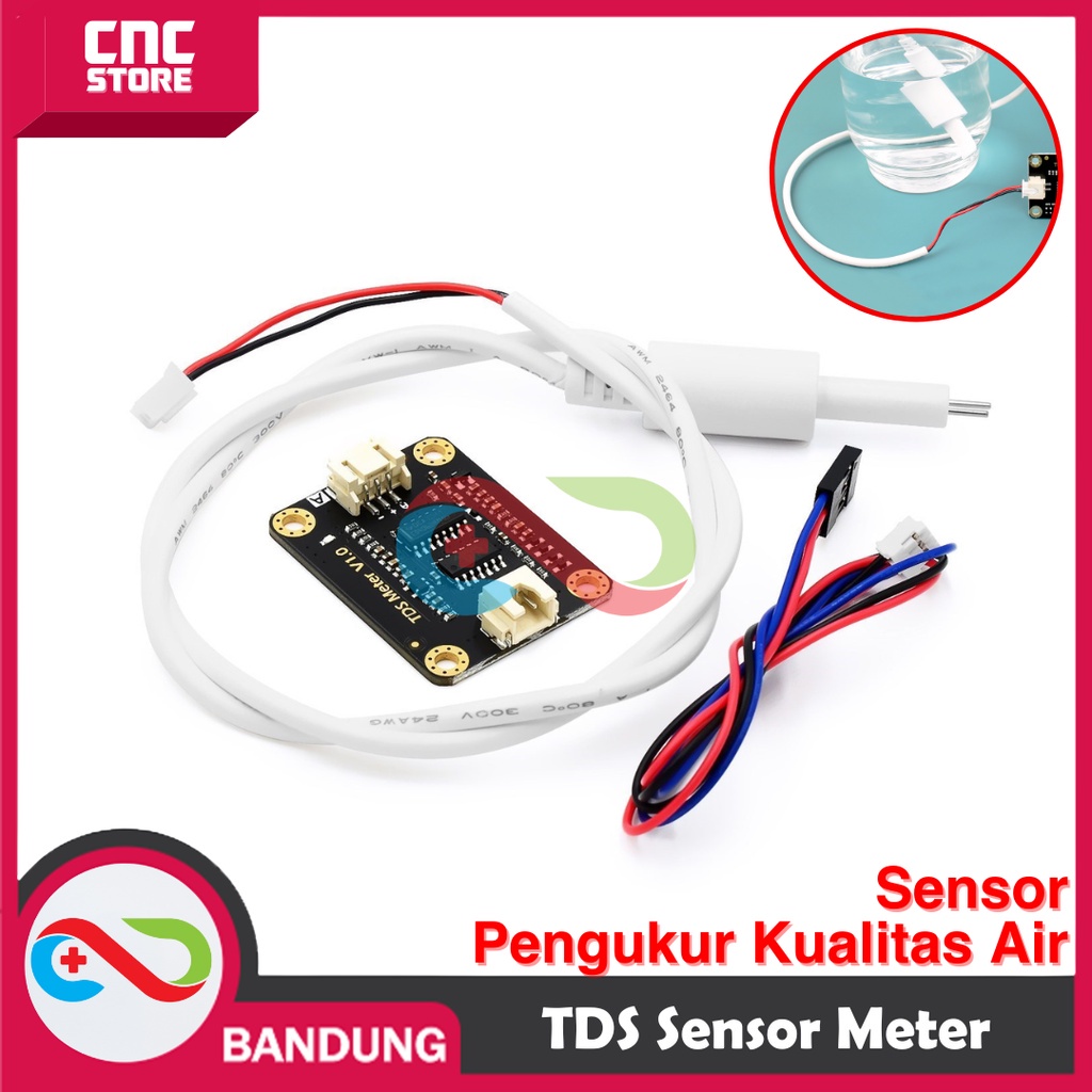 Jual TDS SENSOR METER V1.0 SENSOR PENGUKUR KUALITAS AIR FOR ARDUINO UNO ...