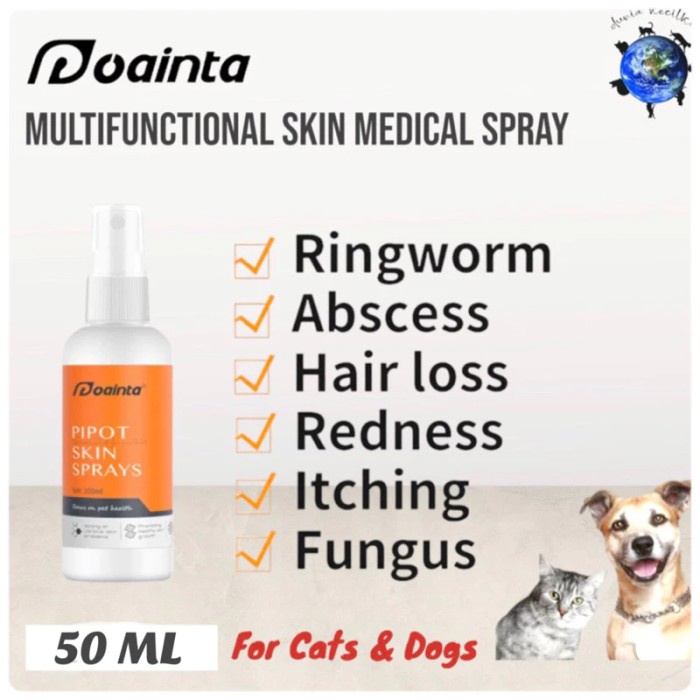 Jual Promo Puainta Spray Pipot Multifunctional Skin Medical Cat & Dog ...