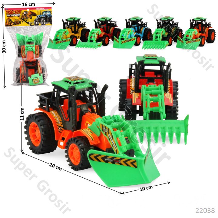 Jual Mainan Anak Mainan Mobil Bajak /Mobil Traktor_Kendaraan Konstruksi ...