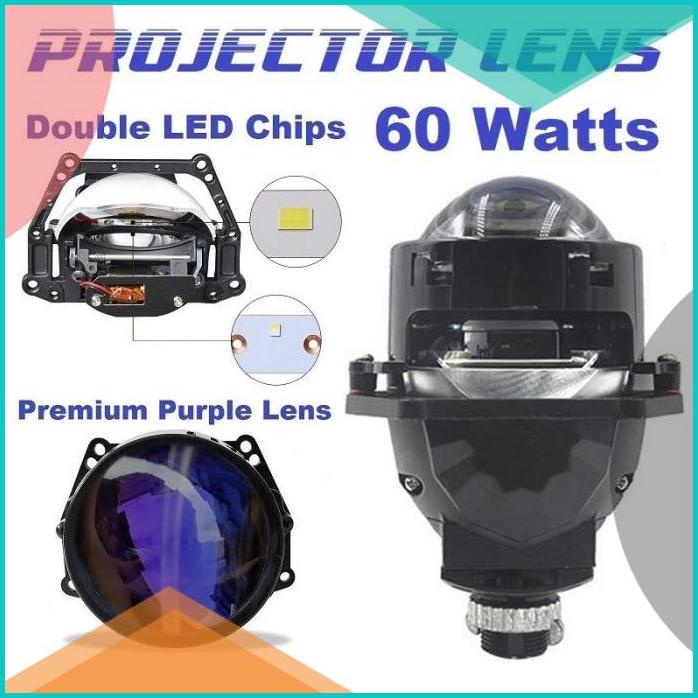 Jual Projector Projie BiLED LED Bi-Led Laser 3 Inch Inchi Bluelens P50 ...