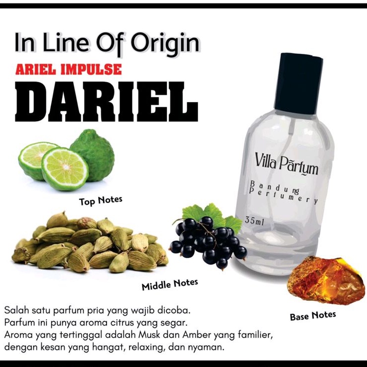 Jual Parfum ARIEL IMPULSE - (DARIEL) villaparfum | Shopee Indonesia
