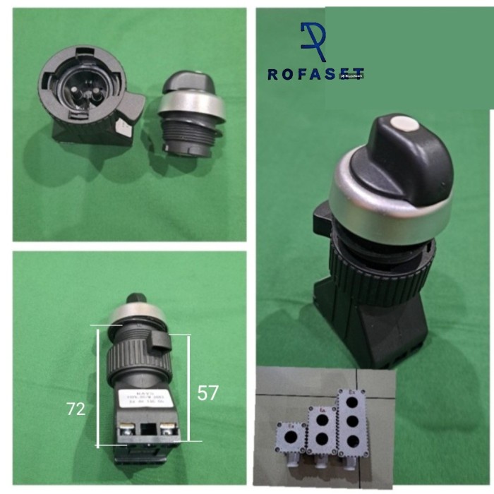 Jual [Ori] Explosion Proof Selector Switch 3 Position Q30Mm Ex De Iic ...