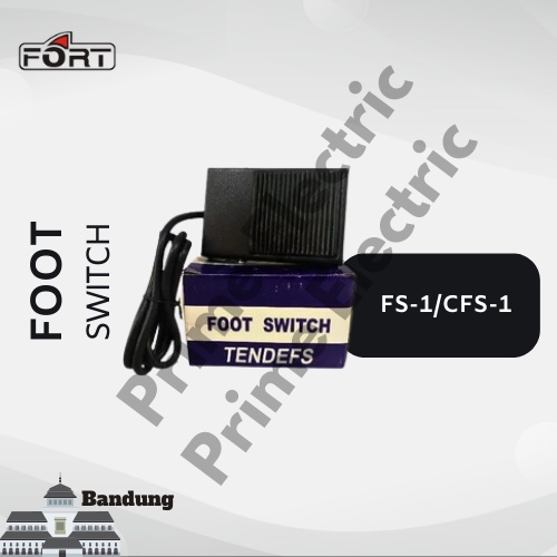 Jual Foot Switch Tipe FORT FS-1CFS-1 Besi Alumunium Pedal Saklar Injak ...