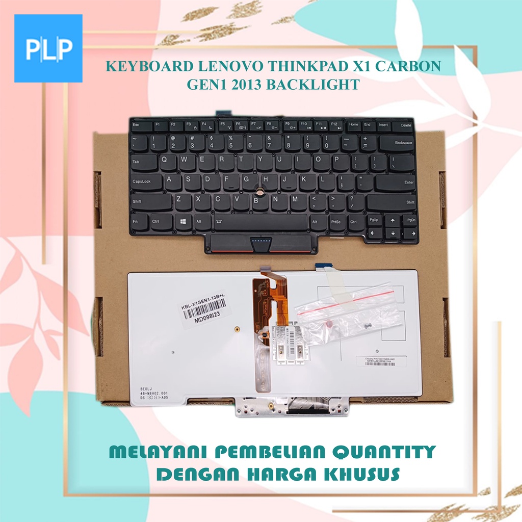 Jual Keyboard Lenovo Thinkpad X1 Carbon GEN1 2013 Backlite Pointer ...
