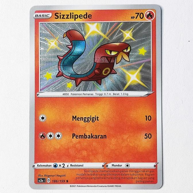 Jual Sizzlipede Baby Shiny 186/159 SC3a - Kartu Pokemon Indonesia ...