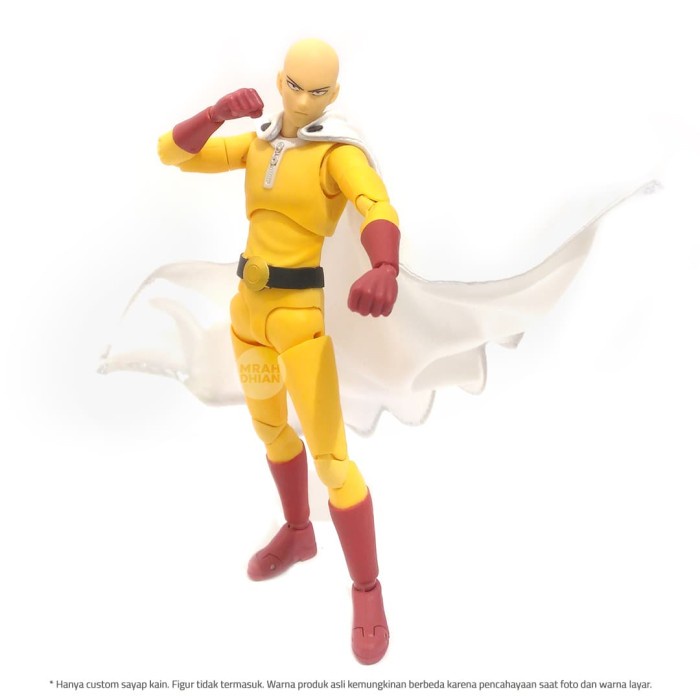 Jual Saitama Wired Cape Jubah Sayap One Punch Man Dasin Model | Shopee ...