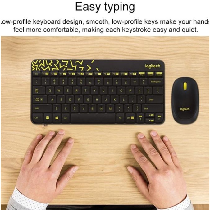 Jual New!! Logitech Wireless Keyboard+Mouse Mk 240Nano | Shopee Indonesia