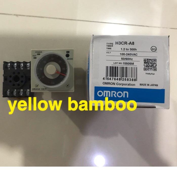 Jual Timer Omron H3Cr- A8 H3Cr A8 220Vac Dan Socket | Shopee Indonesia