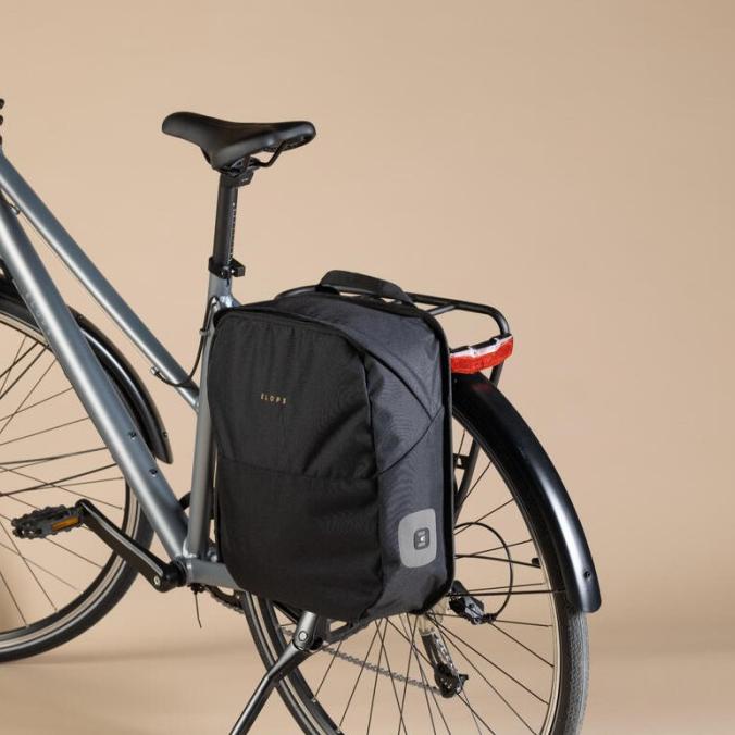 Jual Decathlon Elops Eco-Design Pannier Rack Cycle Bag 100 - 15L ...