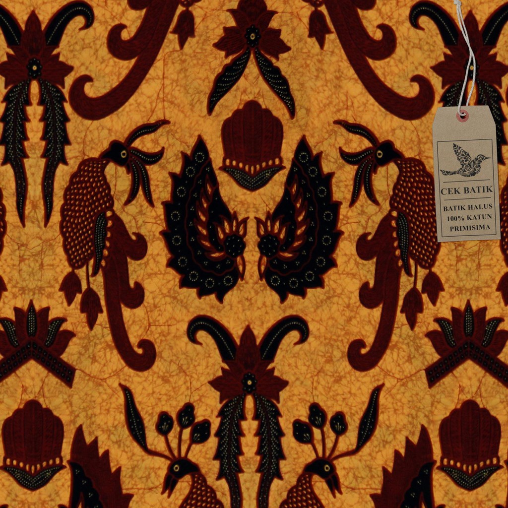 Jual Kain Batik - Motif Batik Burung Classic | Shopee Indonesia