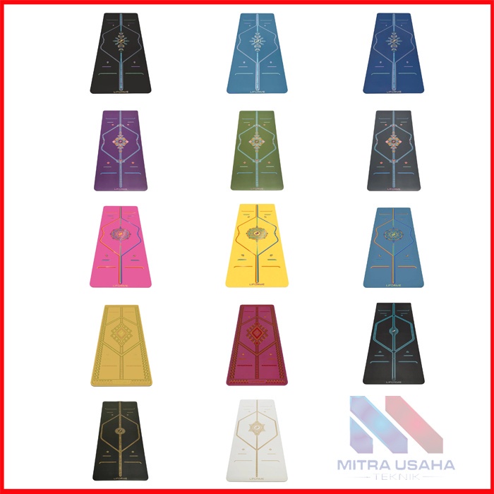 Jual LIFORME MAJESTIC CARPET YOGA MAT MAROON 100% ORIGINAL MATRAS ...