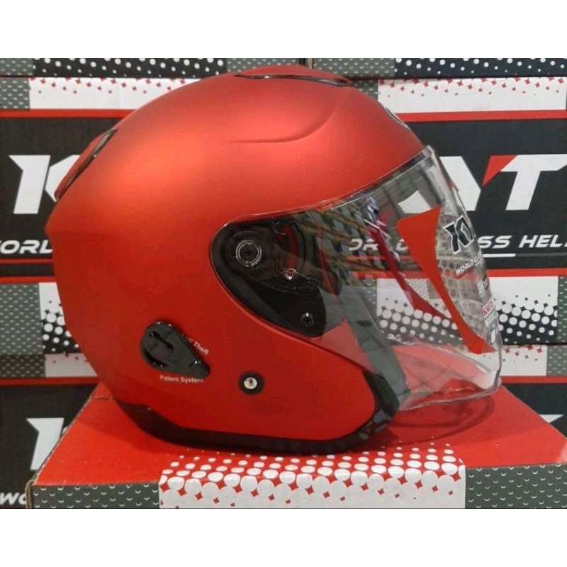 Jual KYT KYOTO R SOLID ORIGINAL | ALL VARIANT | HELM MOTOR HALF FACE ...