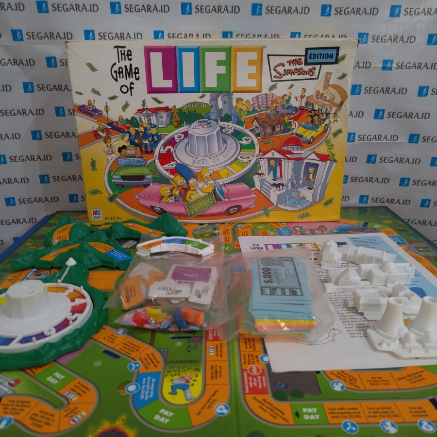 Jual Board Game - The Game of Life The Simpsons Edition by Hasbro ...