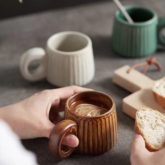 Jual MUG KERAMIK RETRO JEPANG AESTHETIC VINTAGE +-240ML | Shopee Indonesia