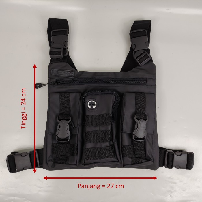 Jual TAS DADA WATERPROOF ANTI AIR PREMIUM CHEST BAG SHAGA ORIGINAL ...