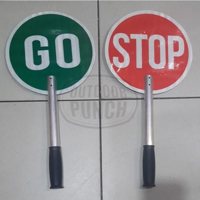 Jual Papan Stop Go Security Satpam | Shopee Indonesia