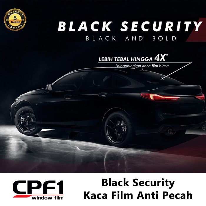 Jual Kaca Film Cpf1 Black Security Anti Maling Full Body _Ready | Shopee Indonesia
