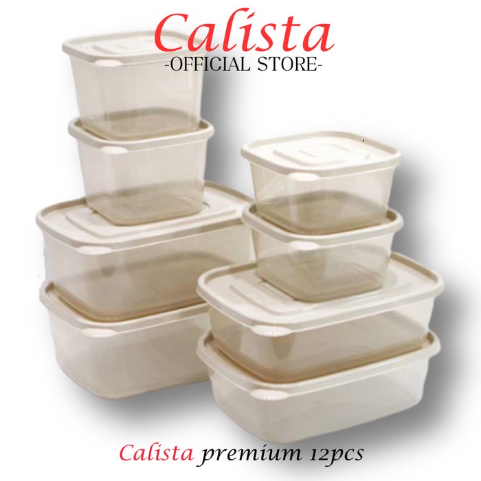 Jual Promo Food Container Calista Set/Food Preparation/Tempat Sayur ...