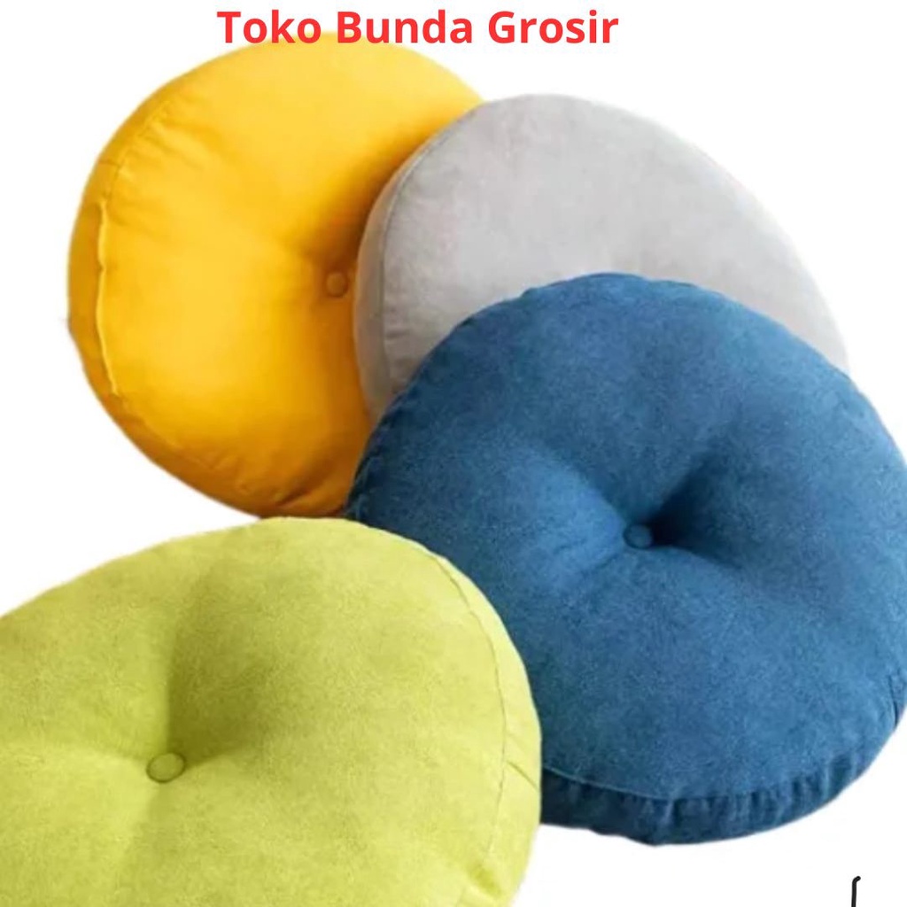 Jual Alas Duduk Lesehan Bantal Bundar Ukuran Diameter 35cm x 35cm ...
