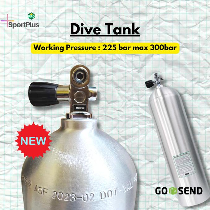 Jual Tabung Diving Selam Pcp Scuba Tank Alumunium 80 Cuft 11 Liter ...
