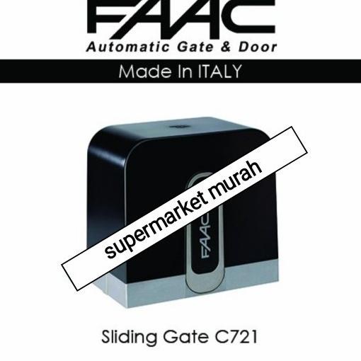 Jual Mesin Gerbang Pagar Faac Automatic Sliding Gate C 721 24V Max. 800 Kg | Shopee Indonesia