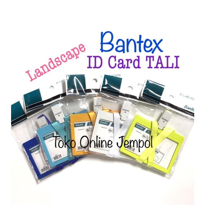 Jual ID Card TALI Landscape Tempat Kartu Pengenal Name Tag Bantex ...
