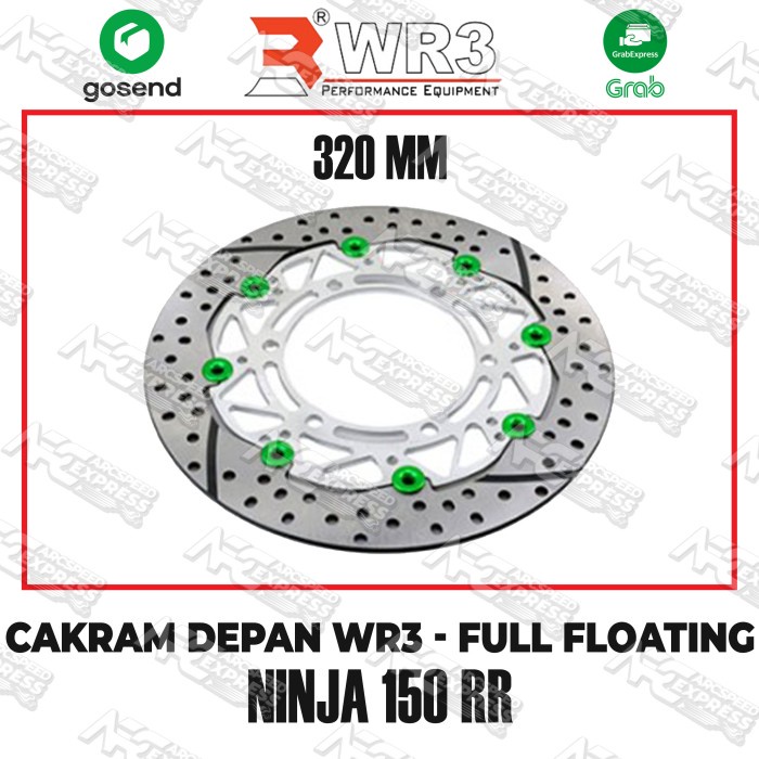 Jual Promo Disc Cakram Piringan Wr3 320Mm Kawasaki Ninja 150Rr 150 Rr ...