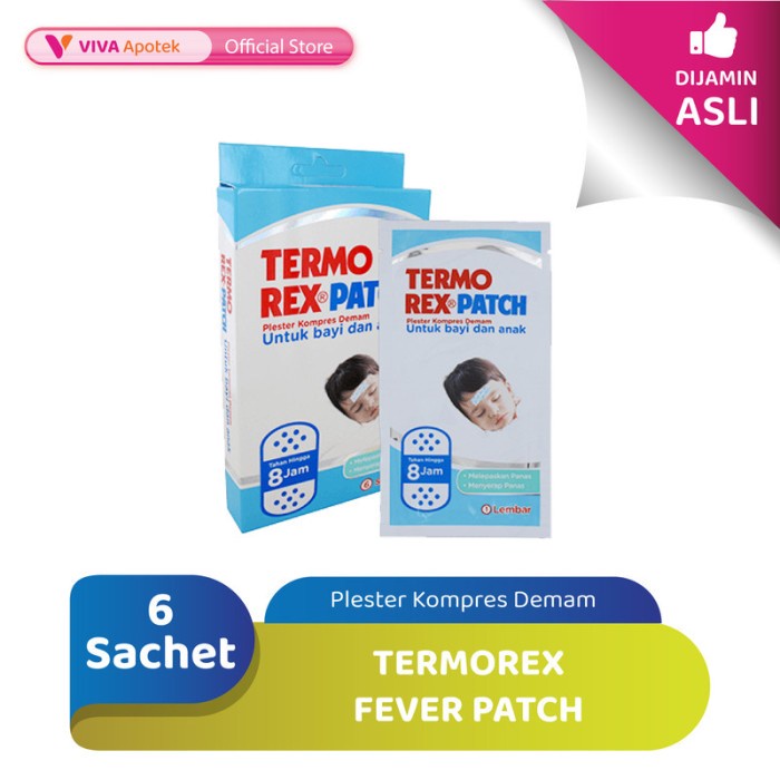 Jual Termorex Fever Patch Plester Kompres Demam (6 Sachet) | Shopee ...