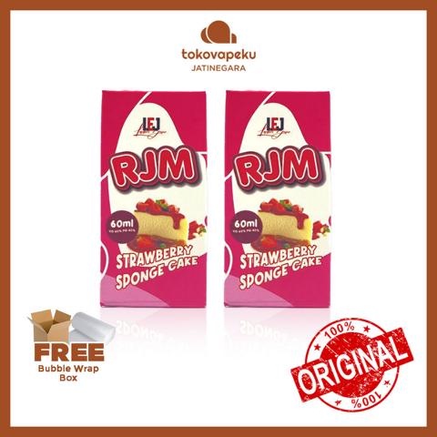 Jual RJM STRAWBERRY SPONGE CAKE LIQUID RJM SERIES 60ML ORI by LADIES ...