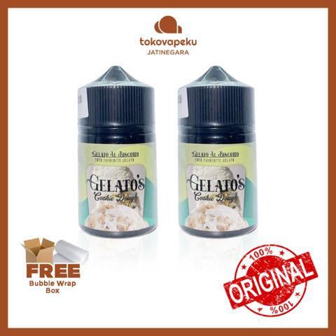 Jual GELATOS V3 COOKIE DOUGH 60ML GELATO'S ORI by J99 VAPE X VAPE ...