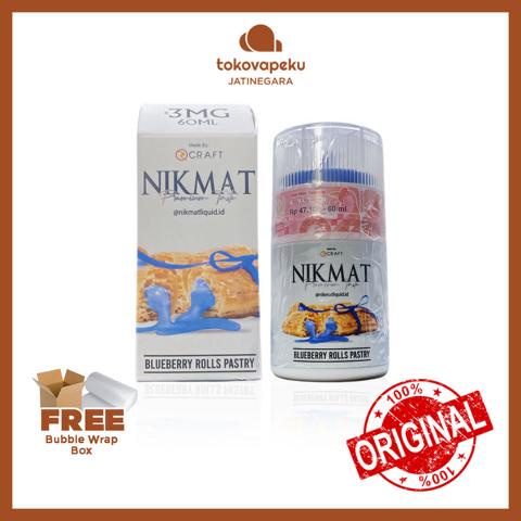 Jual NIKMAT V2 BLUEBERRY ROLLS PASTRY 60ML ORI by RCRAFT X ABY VAPERS ...