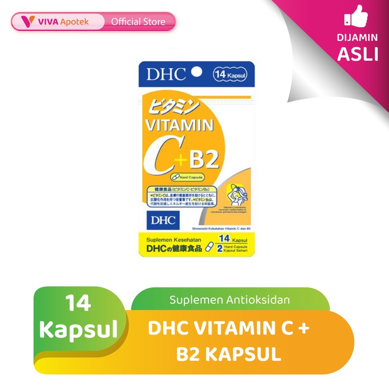 Jual DHC Vitamin C + B2 Suplemen Antioksidan (14 Kapsul) | Shopee Indonesia