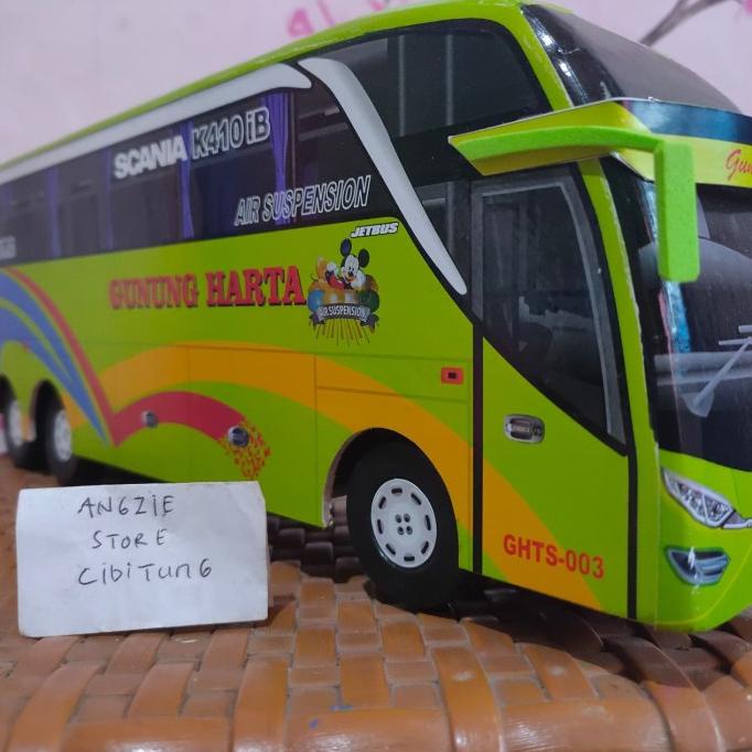 Jual Miniatur Bus Bis Gunung Harta Tronton Roda 6 Shopee Indonesia
