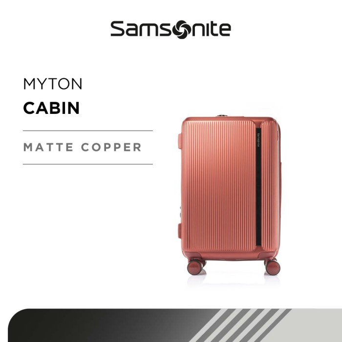 Jual Samsonite Koper Hardcase Myton Cabin 20 inch - Matte Copper ...