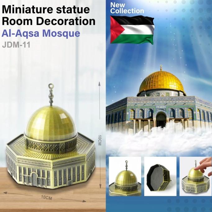Jual Miniature Pajangan Replika Masjid Jerusallem Dome Of The Rock ...