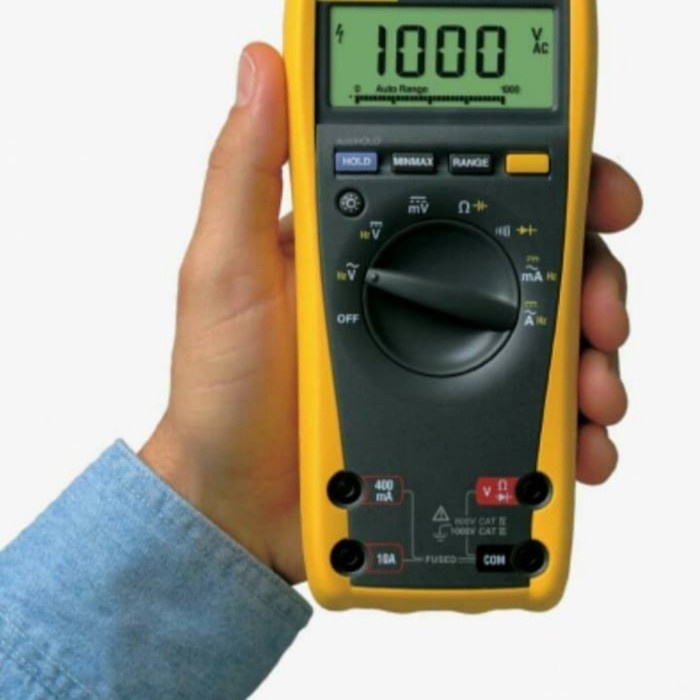 Jual Fluke 177 Digital Multimeter Multitester Avometer True Rms Ori ...