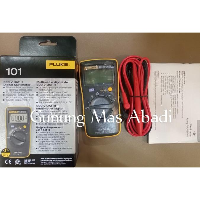 Jual Fluke 101 Digital Multimeter | Shopee Indonesia