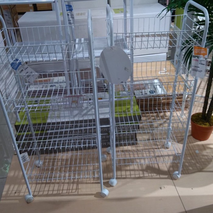 Jual Informa Rak 4 Susun Serbaguna Dengan Roda /Rak Dapur/Rak 4 Tier ...