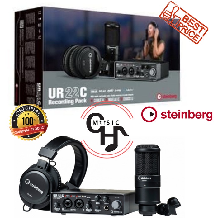 Jual steinberg ur 22c ur22c ur-22c recording pack | Shopee Indonesia