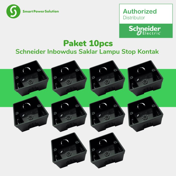 Jual Schneider Inbowdus Saklar Lampu Stop Kontak Paket 10Pcs Swb727245 ...