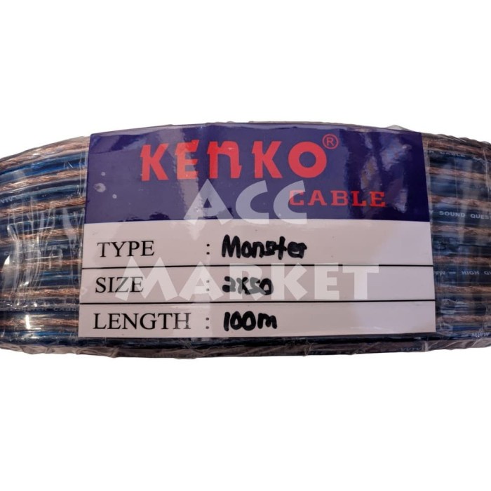 Jual [Ori] Kabel 1 Roll Transparan Serabut 2 X 50 Rambut Listrik Audio ...