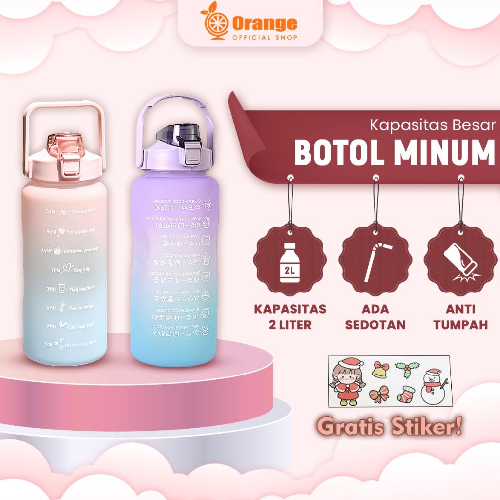 Jual Model Baru Orange Official Shop botol minum 2 liter lucu botol ...
