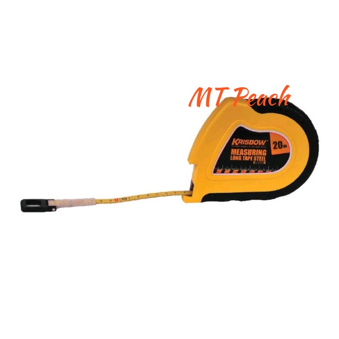 Jual [New] Krisbow Measuring Long Tape 20M Steel Terbaru | Shopee Indonesia