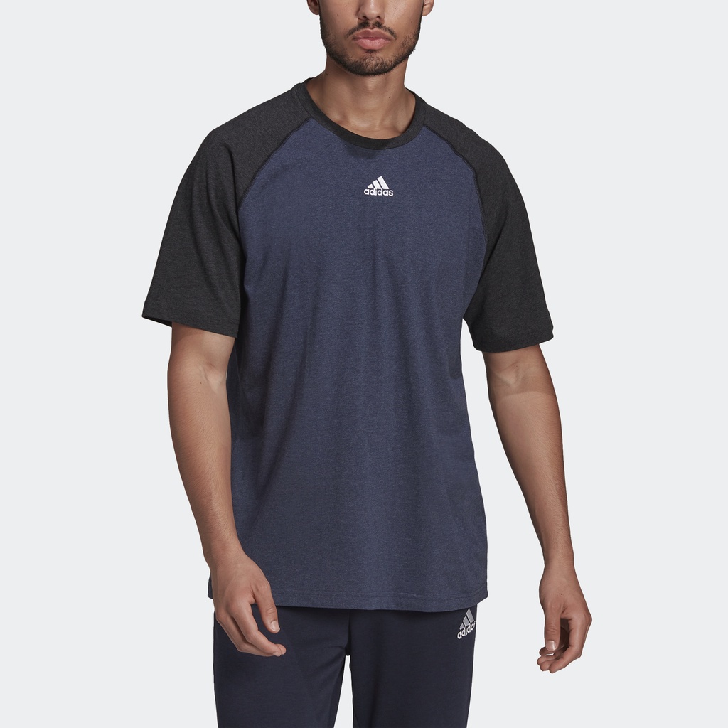 Jual adidas T-Shirt Mélange Raglan Essentials Pria HE1797 | Shopee ...