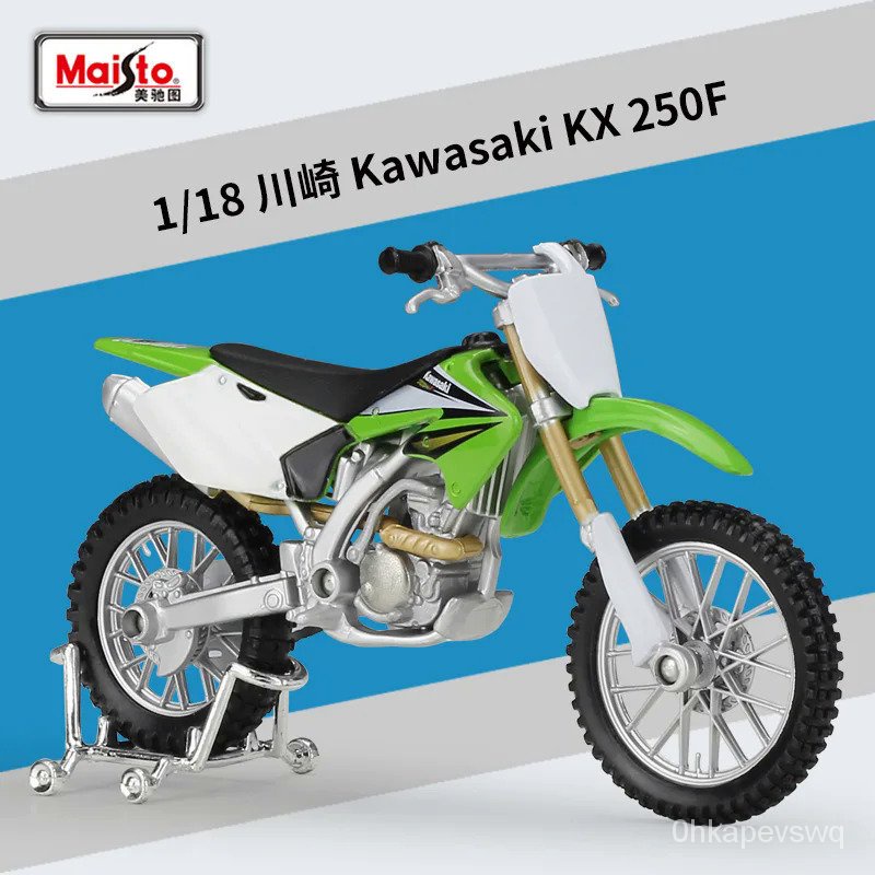 Jual Maisto Model Sepeda Motor Olahraga, Kawasaki KX 250F Paduan 1:18 ...