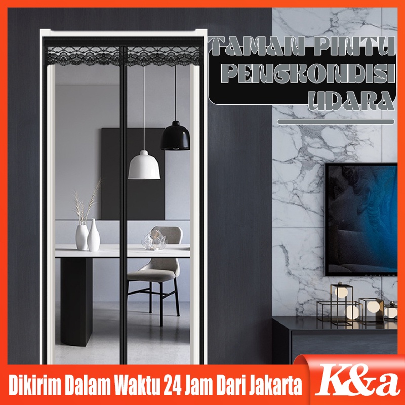 Jual Tirai Magnet Elegan bahan plastik PVC Pintu Anti Nyamuk 90cm x ...